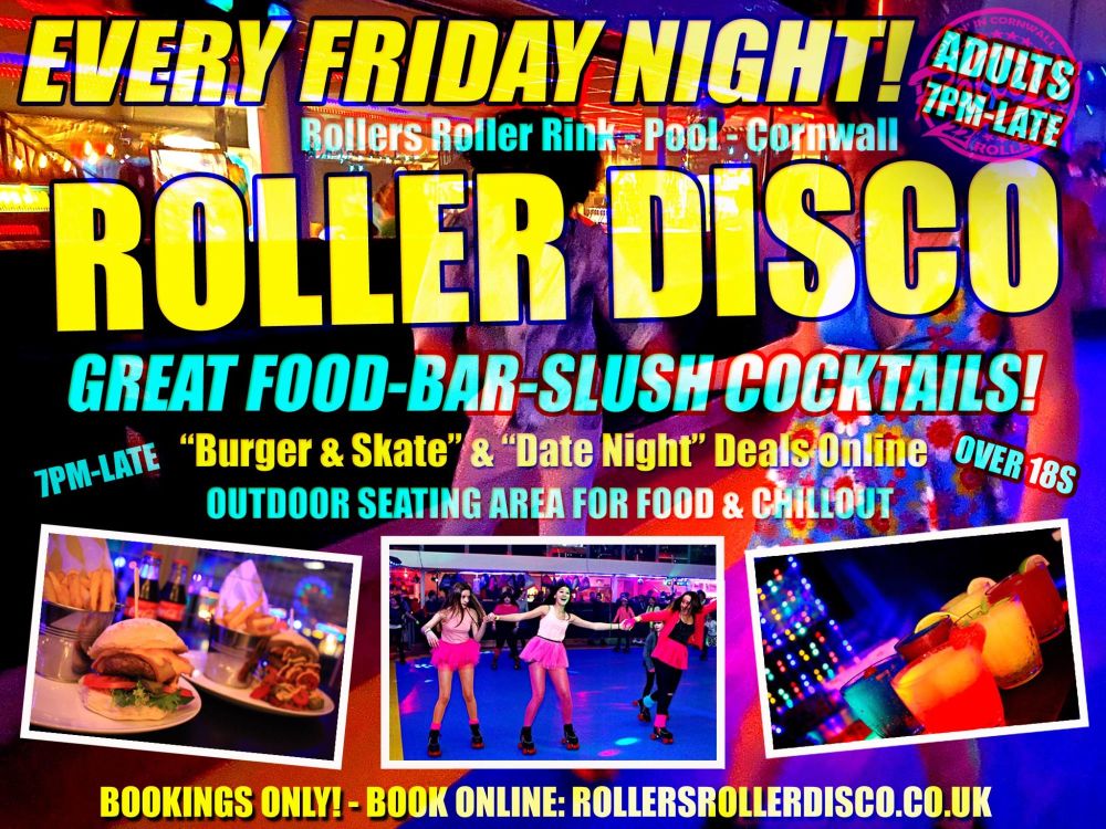 Rollers Roller Rink Pool. Redruth Cornwall