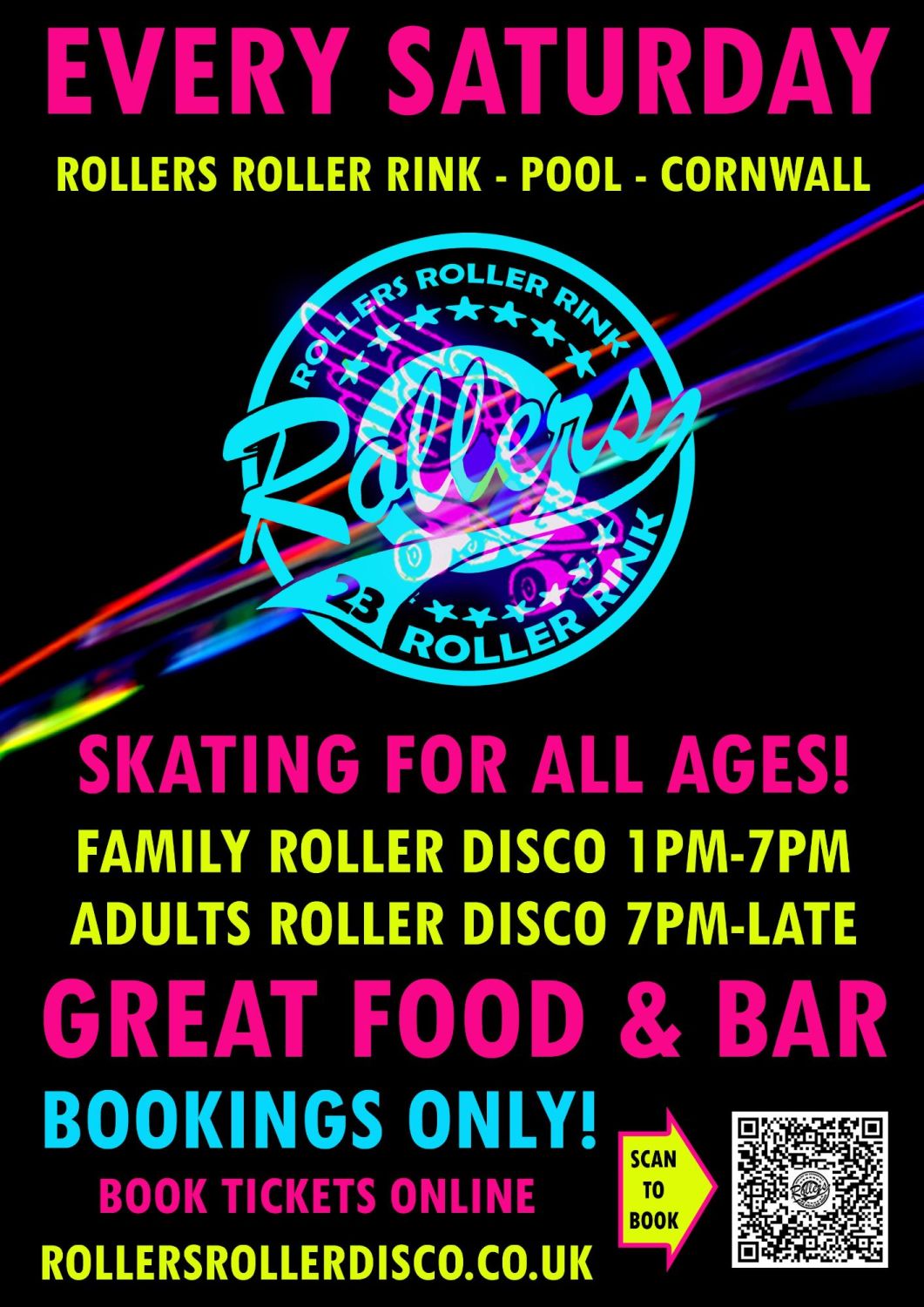 Rollers Roller Rink Pool. Redruth Cornwall