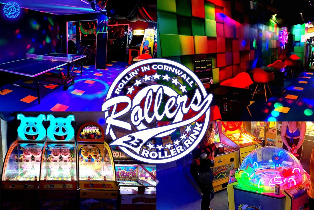 Rollers Roller Rink Pool. Redruth Cornwall