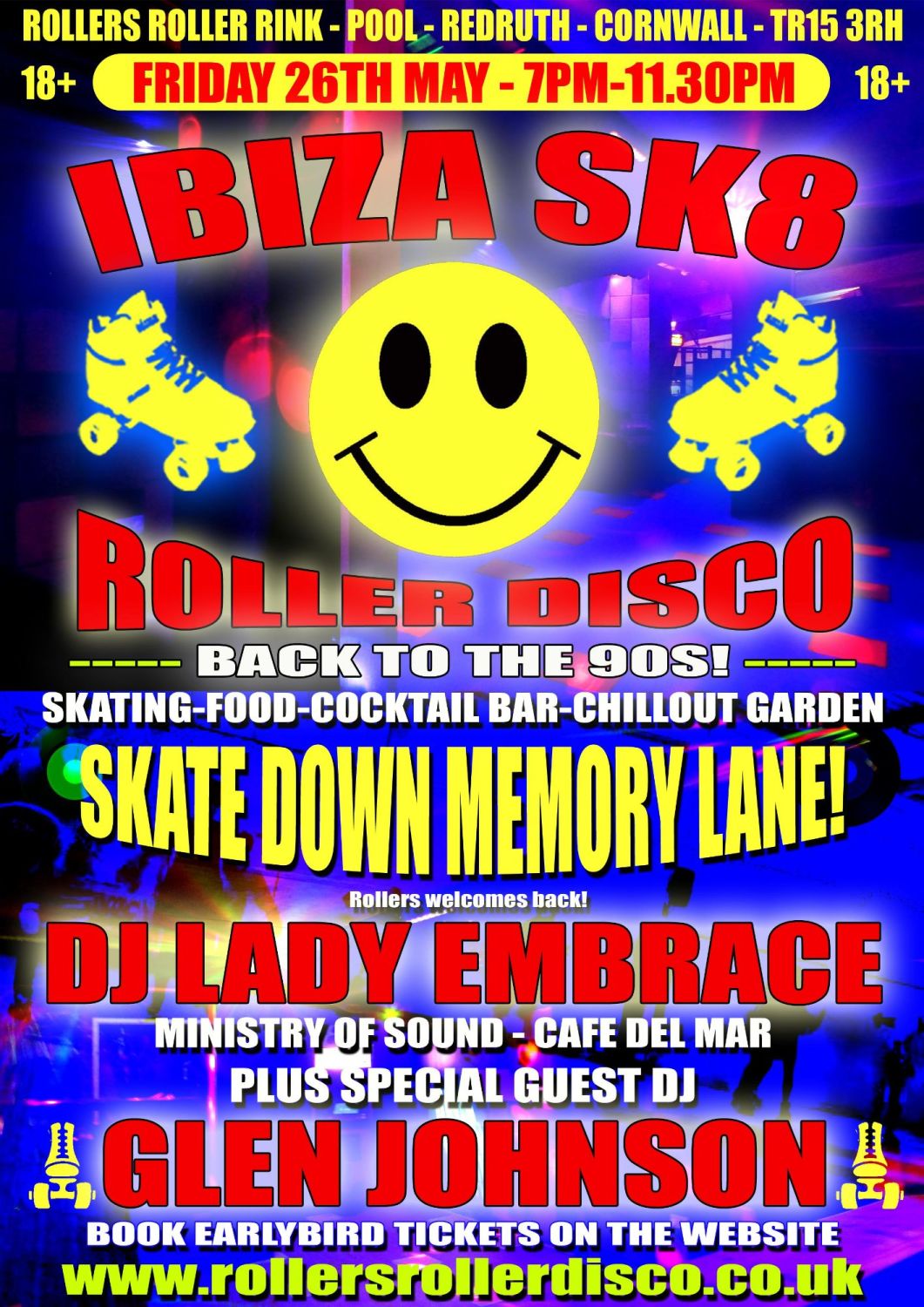 Rollers Roller Rink Pool. Redruth Cornwall