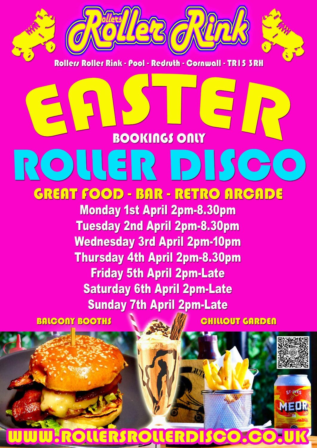 Rollers Roller Rink Pool. Redruth Cornwall