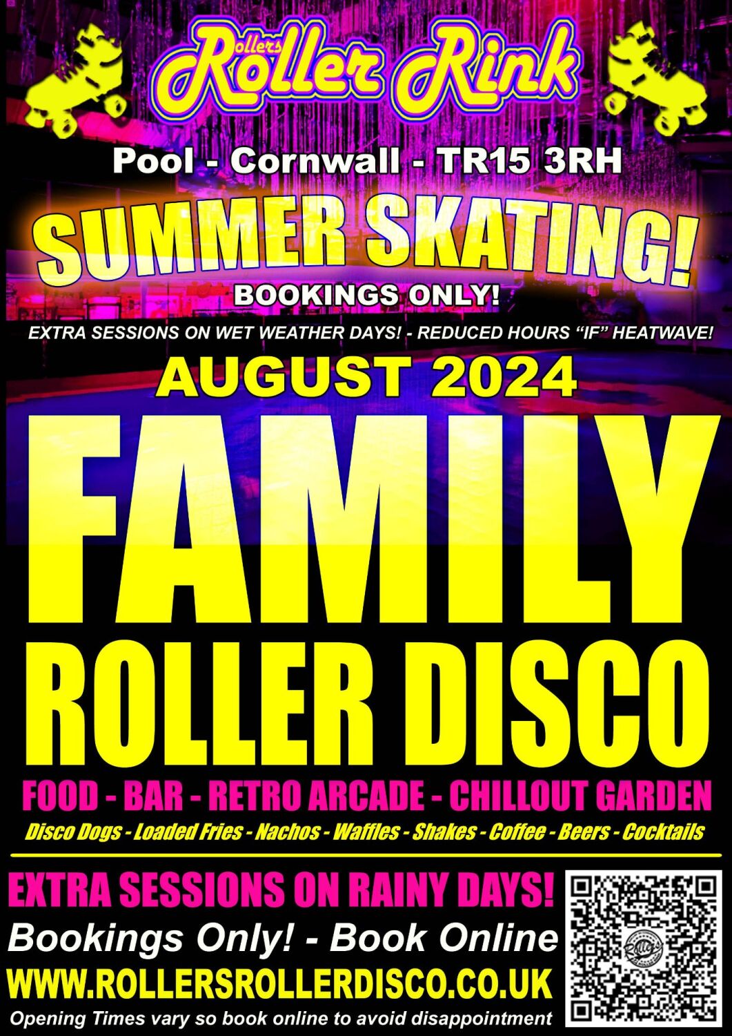 Rollers Roller Rink Pool. Redruth Cornwall