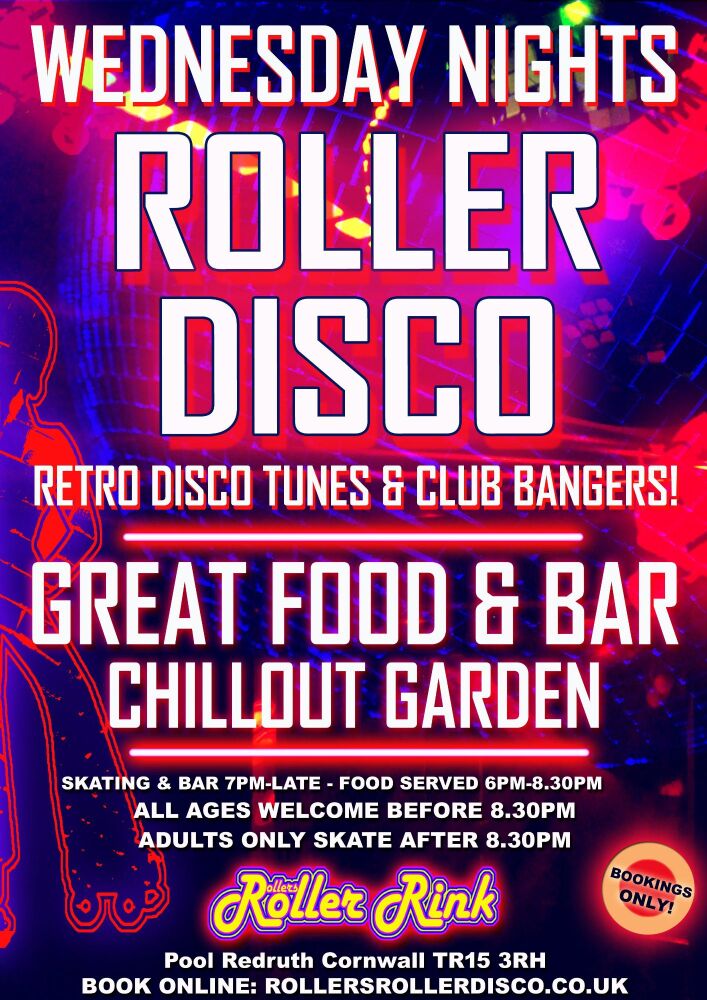 Rollers Roller Rink Pool. Redruth Cornwall