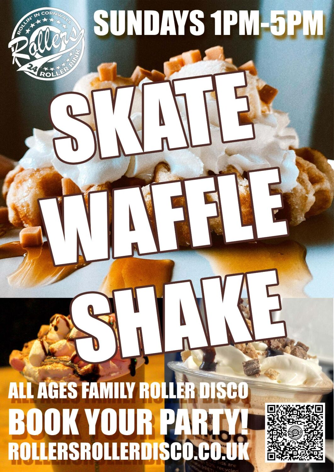 Rollers Roller Rink Pool. Redruth Cornwall