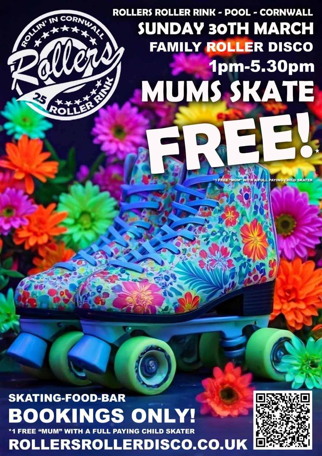 Rollers Roller Rink Pool. Redruth Cornwall