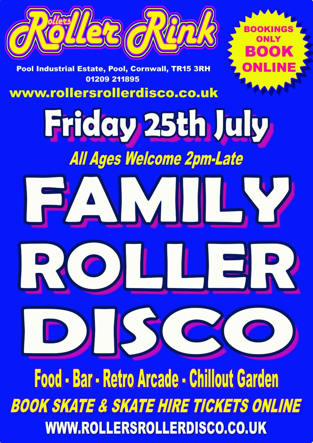 Rollers Roller Rink Pool. Redruth Cornwall