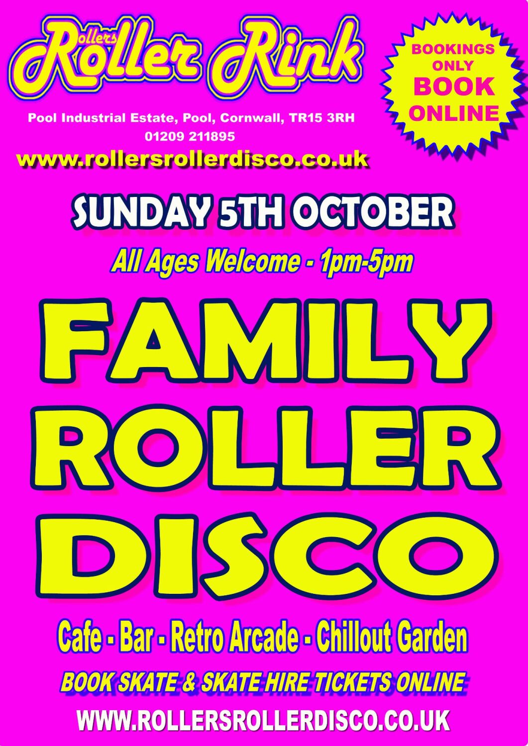 Rollers Roller Rink Pool. Redruth Cornwall