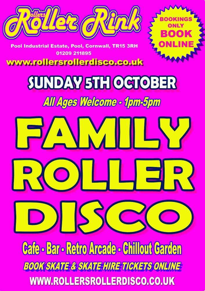 Rollers Roller Rink Pool. Redruth Cornwall