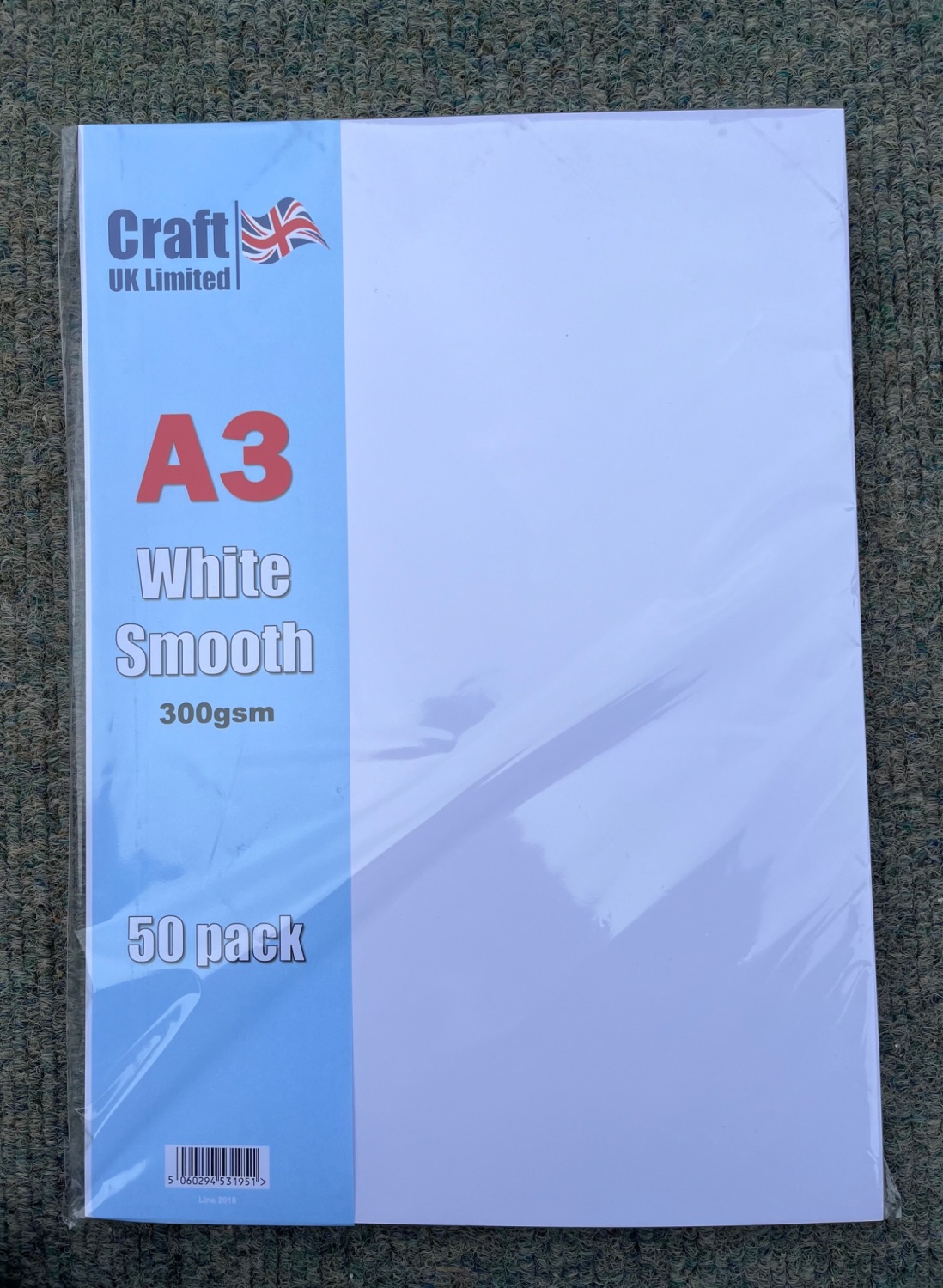 A3 white smooth card 300gsm , 50 pack