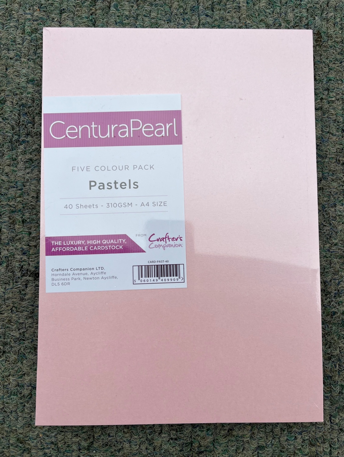 A4 centura pearl pastel 310gsm 40 pack
