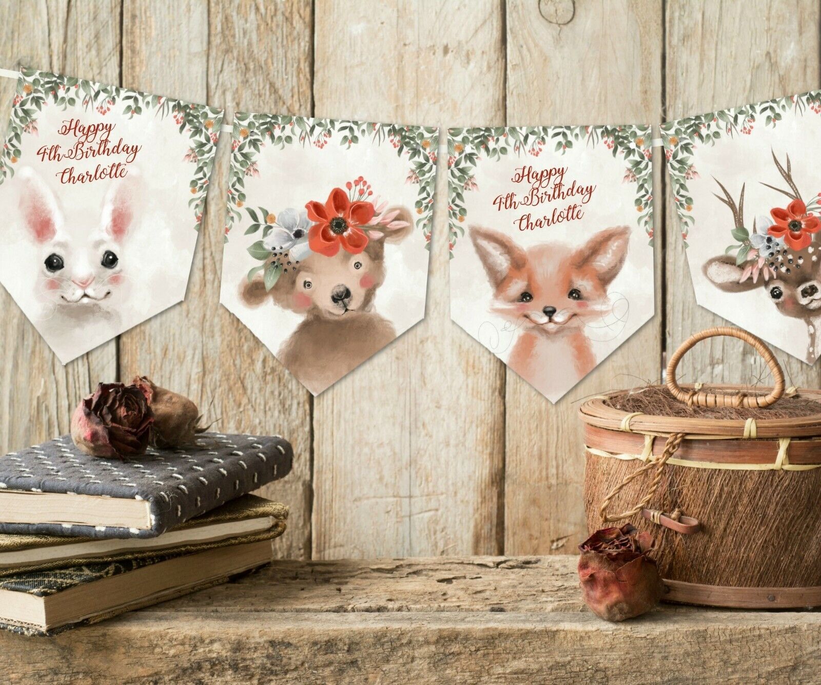 Woodland Forest Animals - Cush-n-Craft for all your shabby chic home ...