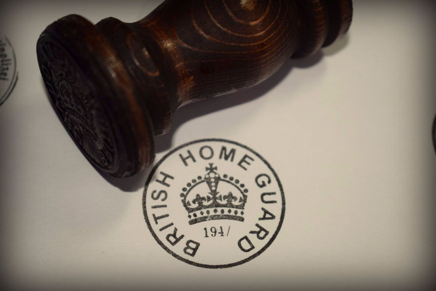 British Home Guard Rubber Stamp