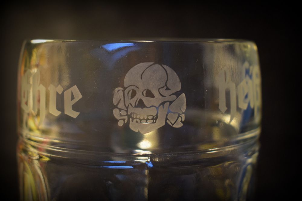 Hand etched Nazi glassware, Nazi Beer Glass, Nazi Steins, German Beer ...