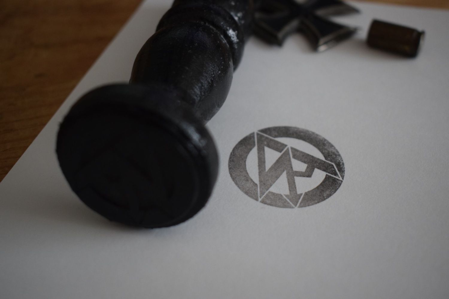 Waffen SS rubber stamp, SS rubber stamp, Nazi Germany rubber stamp ...