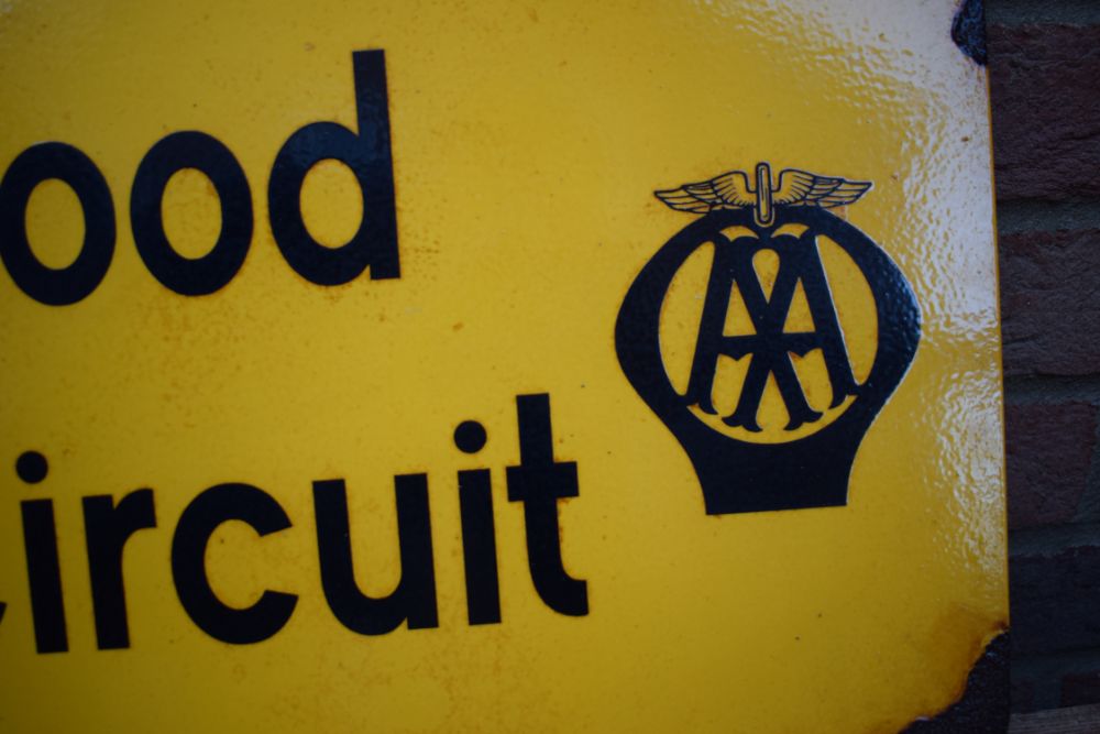 Goodwood Motor Circuit sign, Glorious Goodwood, Vintage Racing Signs ...