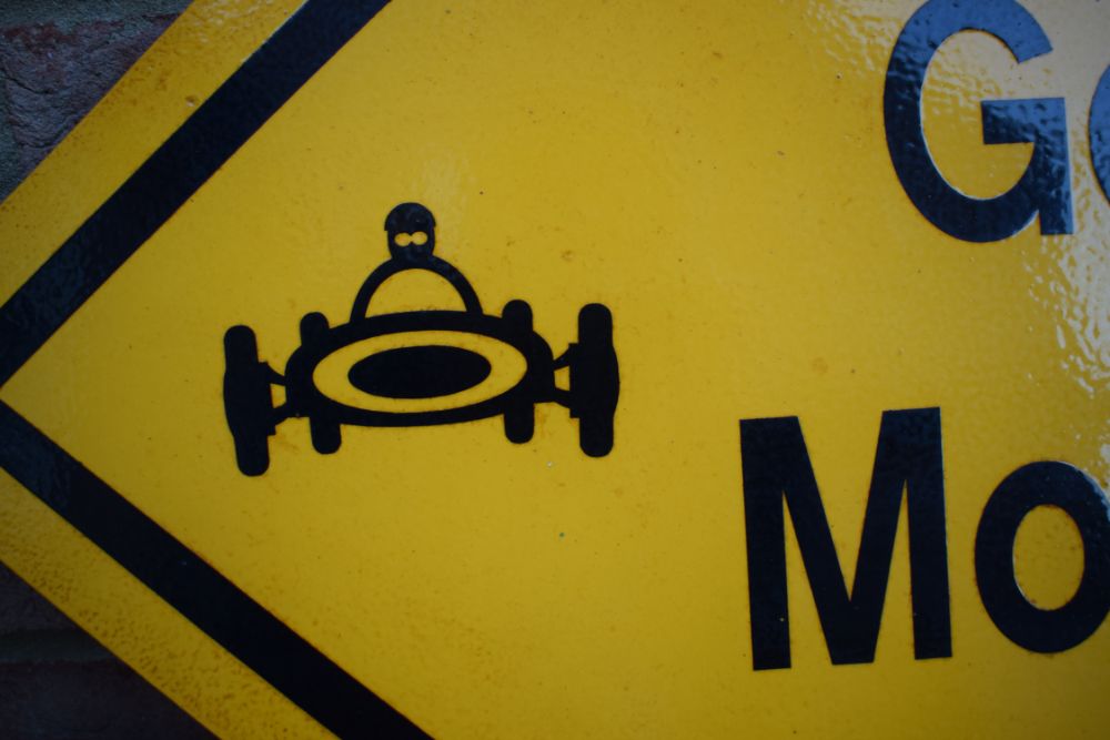 Goodwood Motor Circuit sign, Glorious Goodwood, Vintage Racing Signs ...