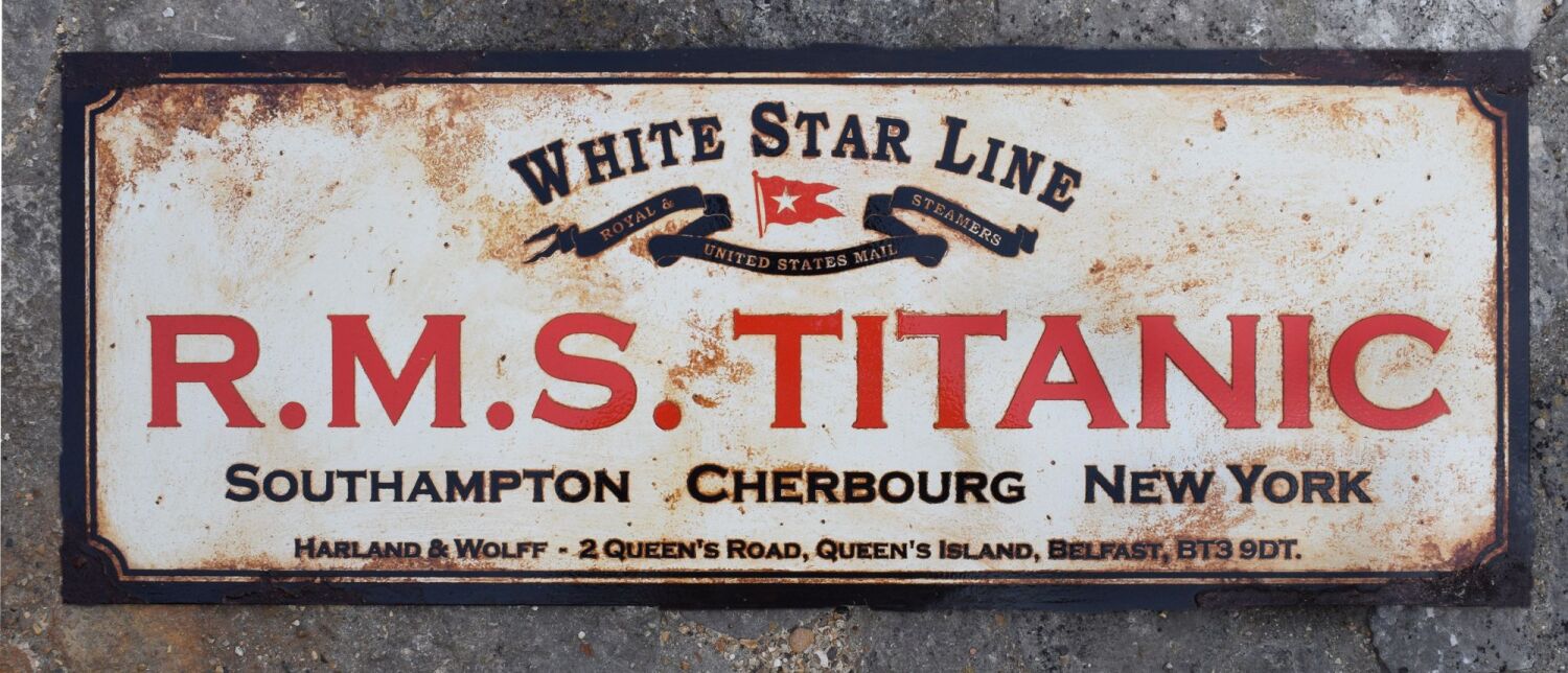 Titanic, RMS Titanic, Iceberg Ship, Sinking Titanic, Titanic Sign, 1912 ...