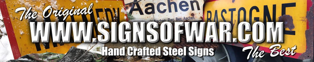 Carentan 1944 Road Sign, WWII Road Signs, Town Signs WWII, Normandy ...