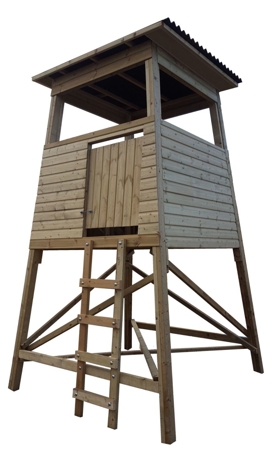 High seat and free standing blind for deer stalking hunting shooting ...