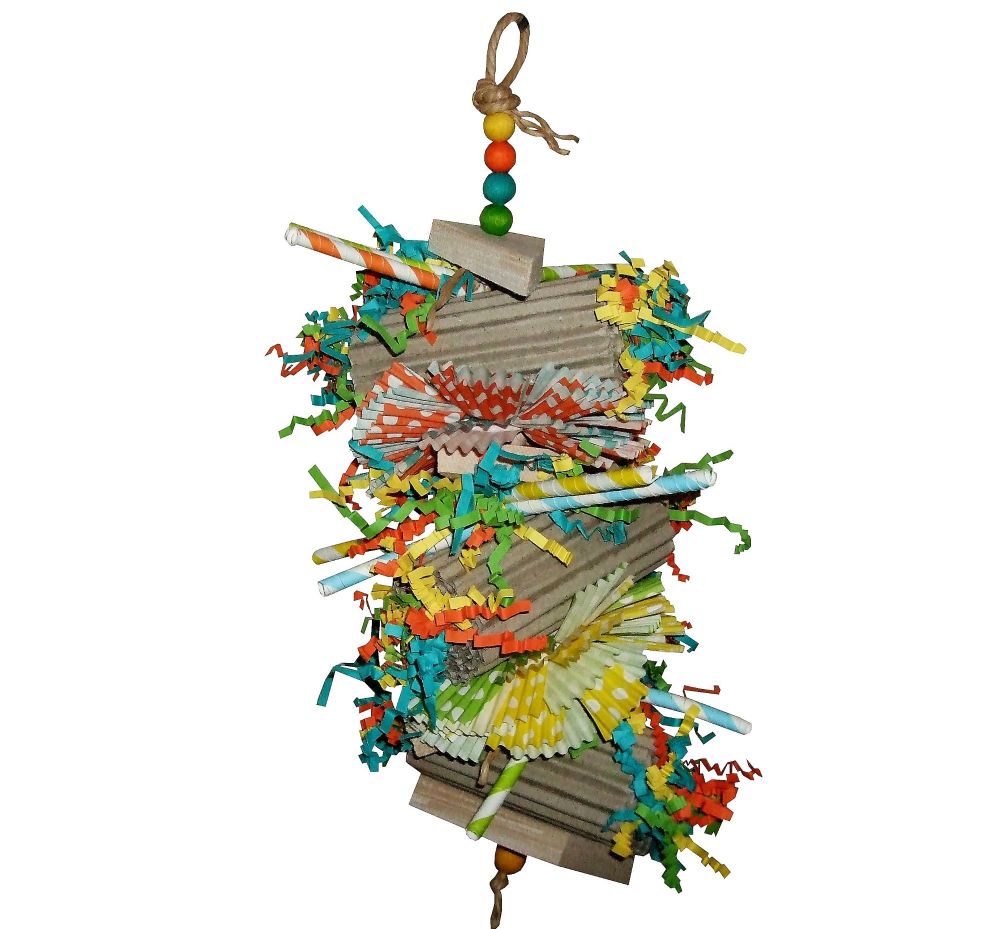 Balsa-Cardboard-Crinkle shredding toys, for light shredders, small ...