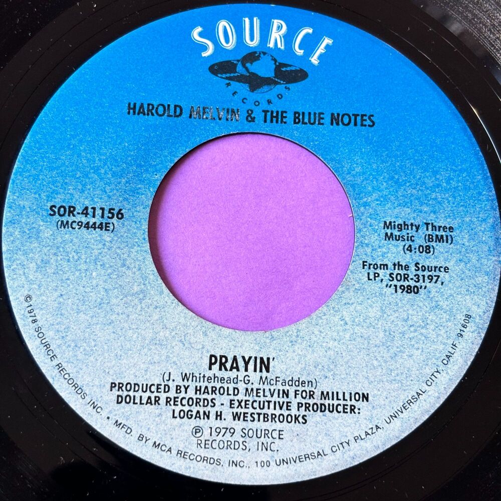 Harold Melvin-Prayin'-Source E+