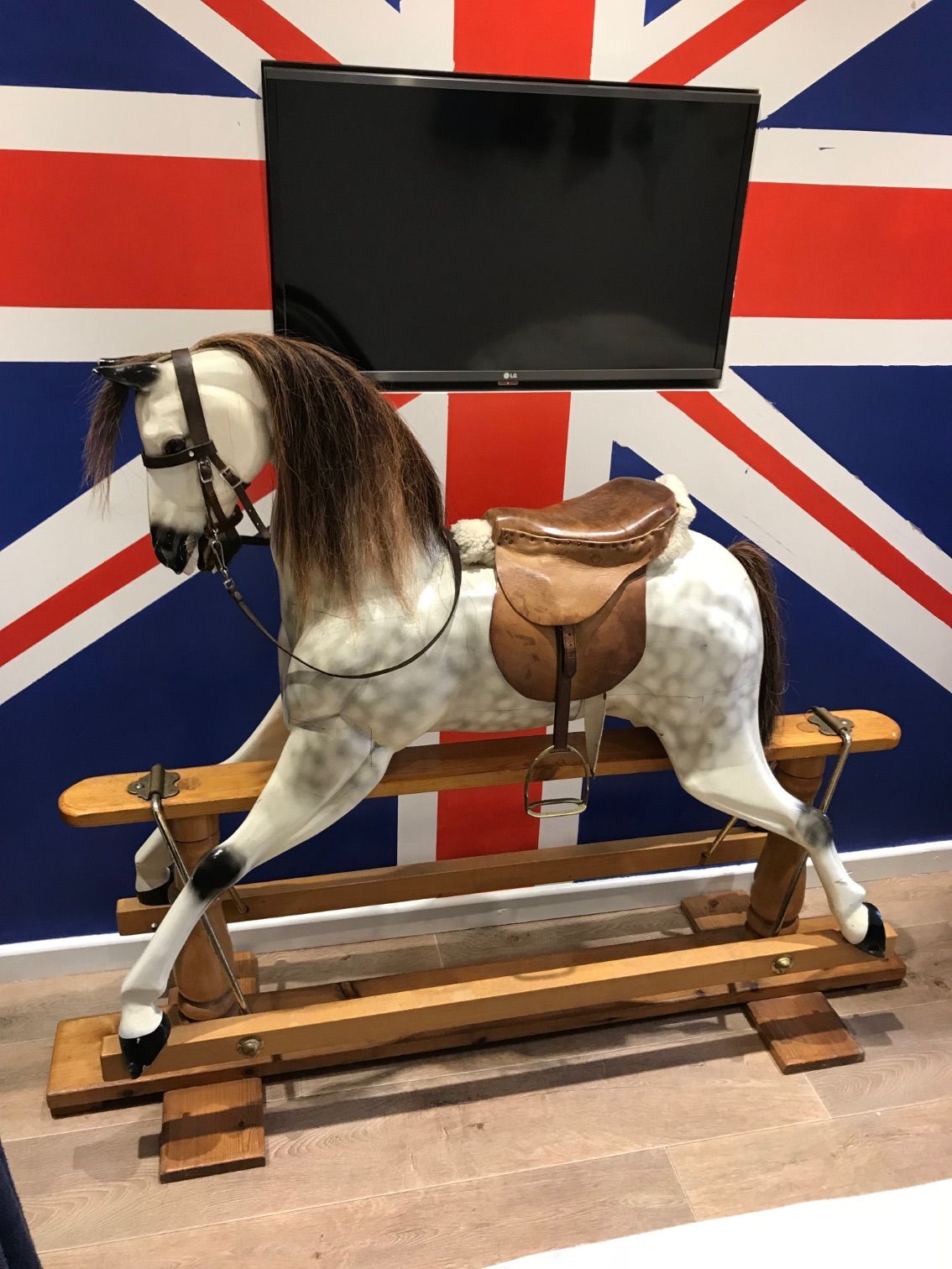 Margaret Spencer 48in Rocking Horse Removable Tack