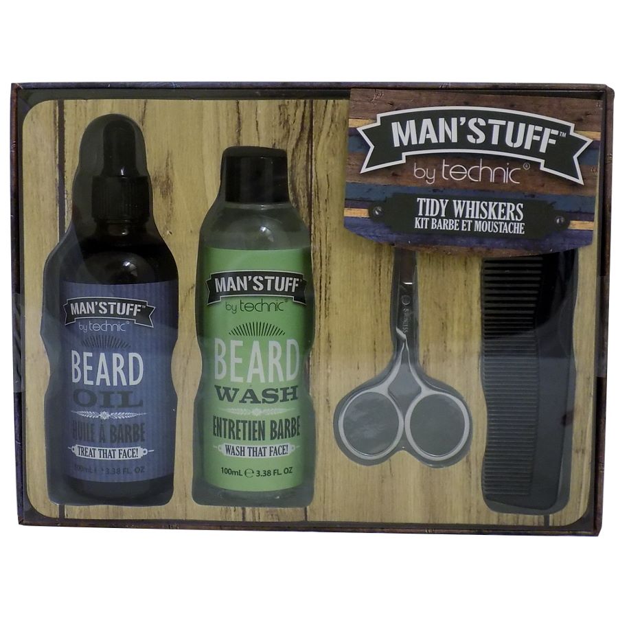 Technic Man'Stuff Tidy Whiskers Gift Set