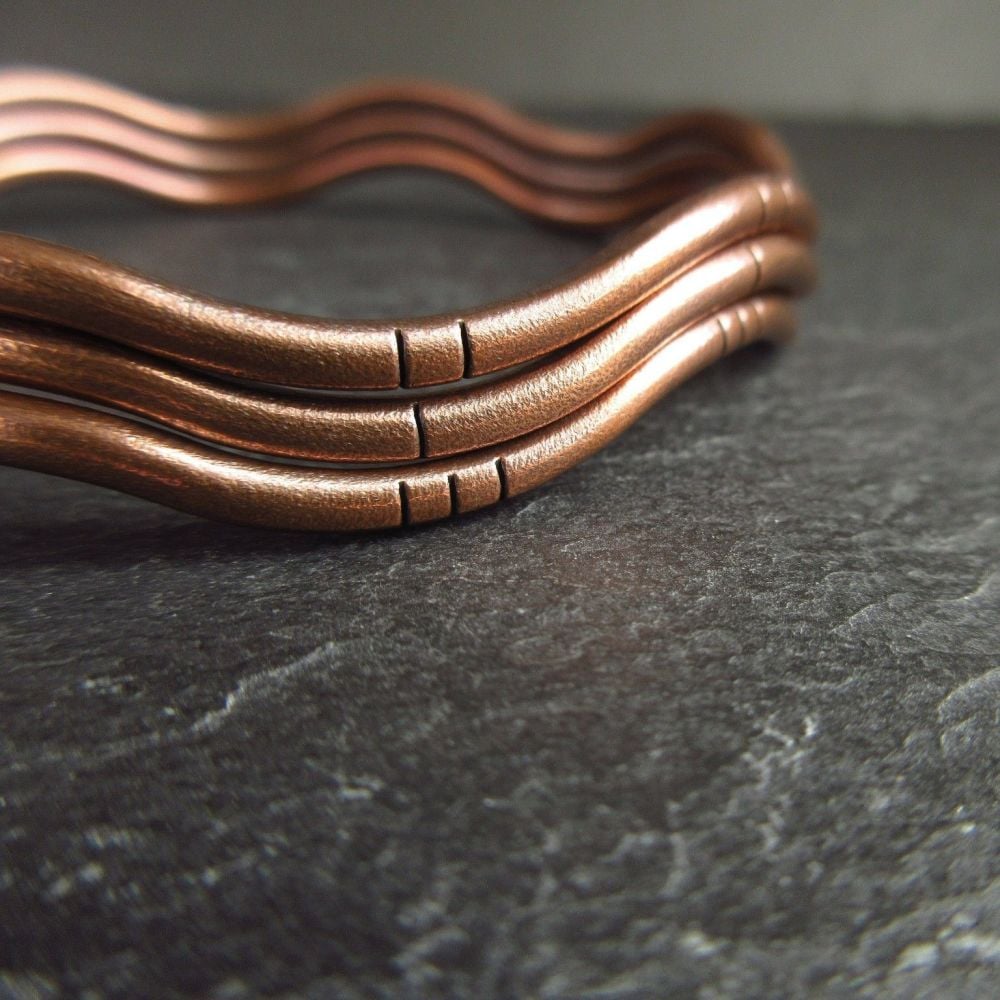 Handmade Real Copper Bangles for Women and Men