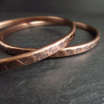 Handmade Real Copper Bangles for Women and Men