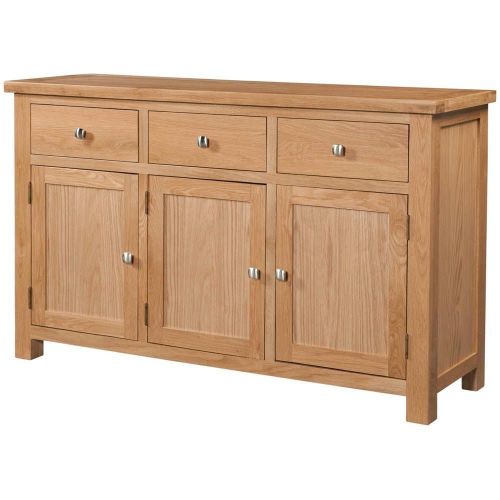 New Amber Oak Dining Table Large Extending with 2 Leaf