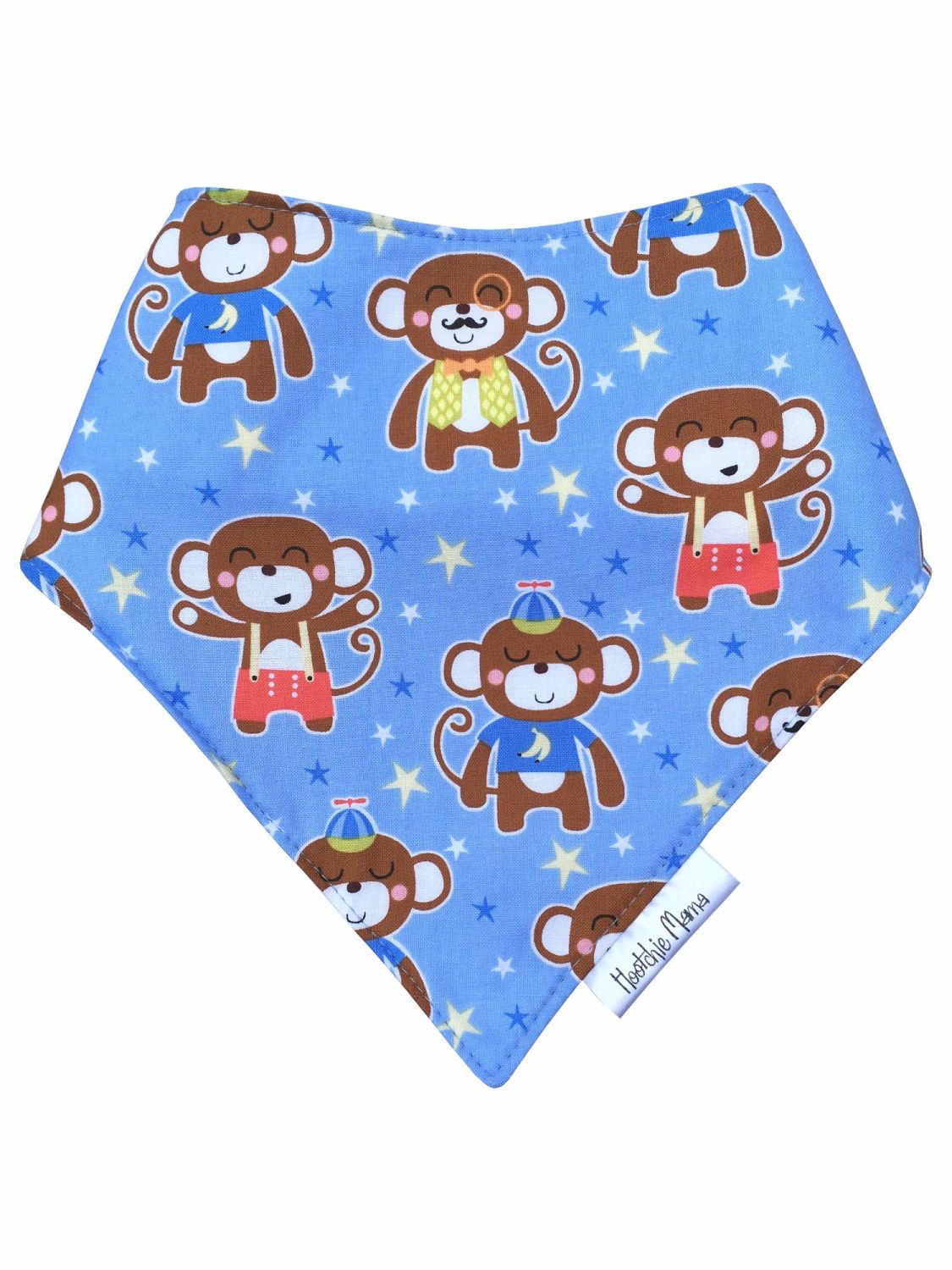 Blue Monkeys Bandana Dribble Bib