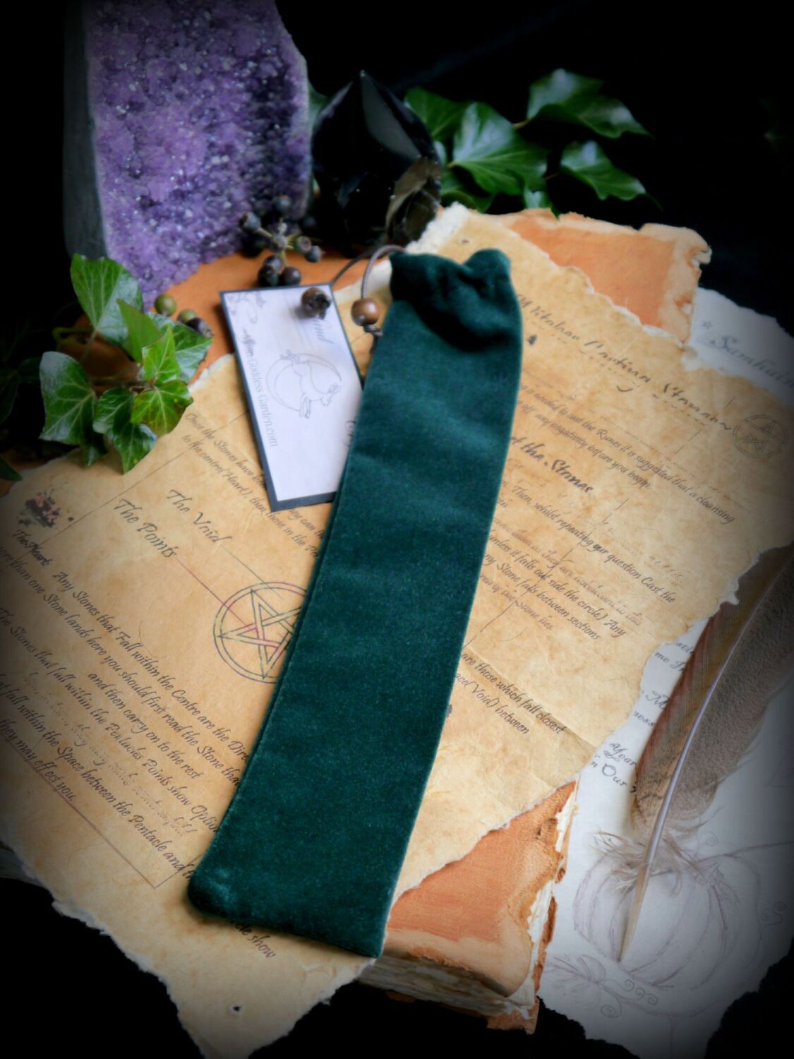 Forest Green Wand Bag