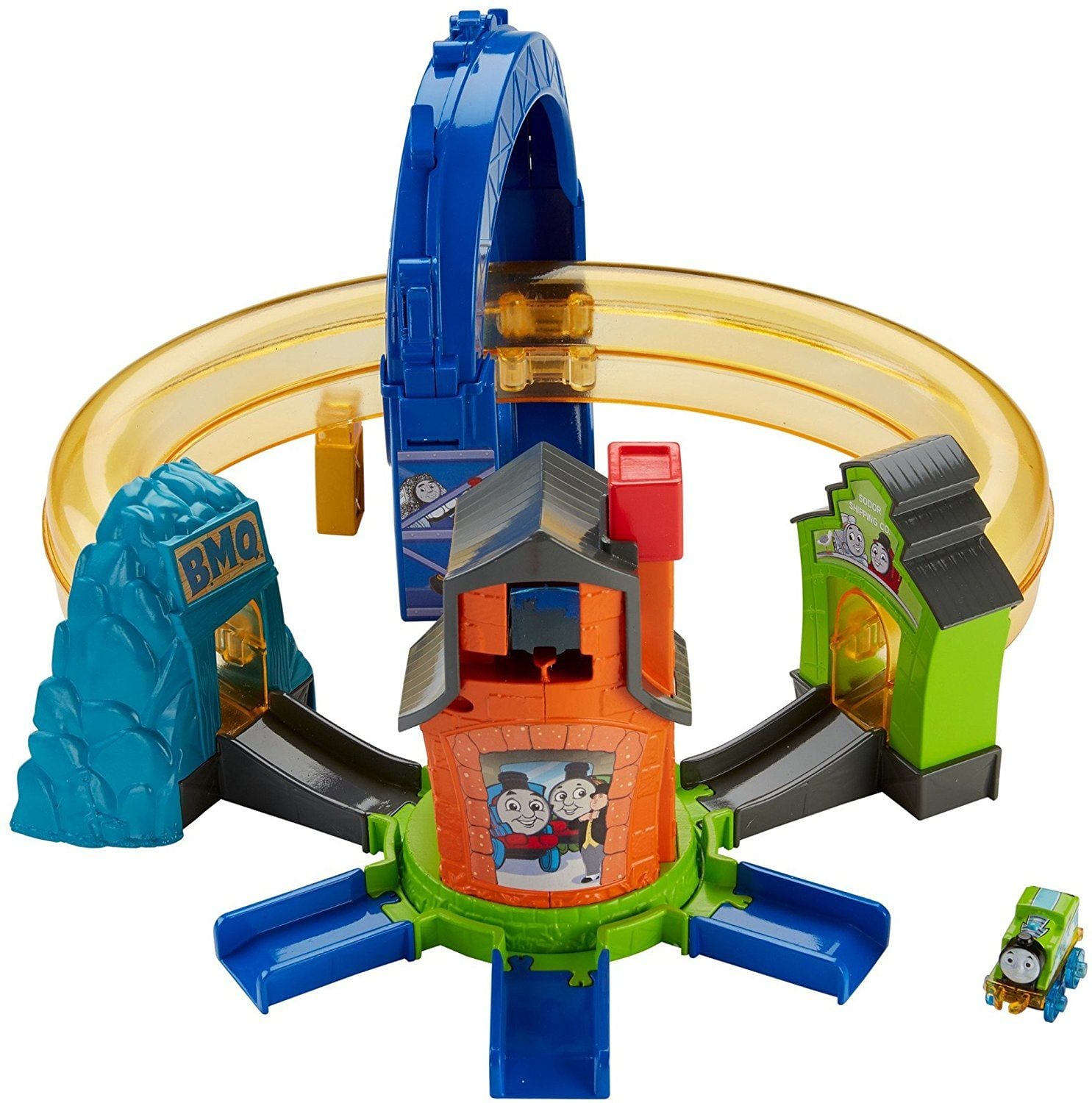 Tootally Thomas - Boost 'n' Blast Stunt Set - Thomas Minis
