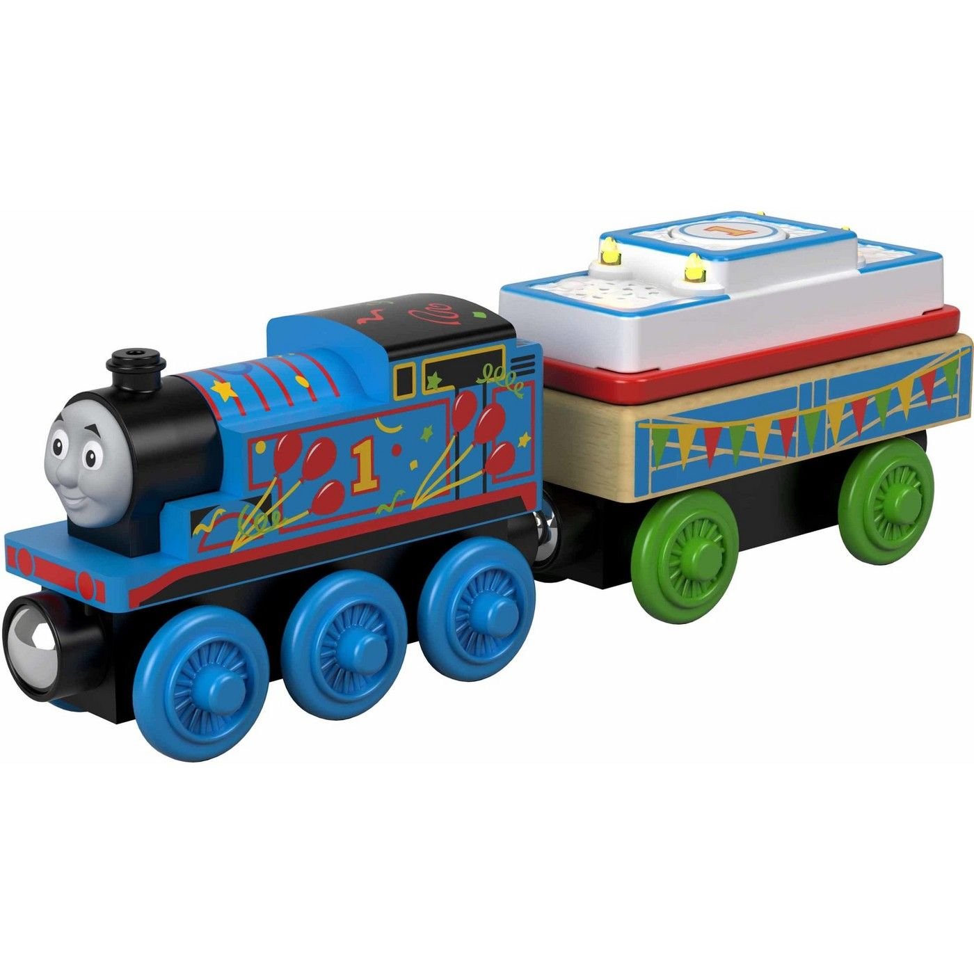 Tootally Thomas - Gordon - Clear Glitter - Push Along - Plarail Capsule
