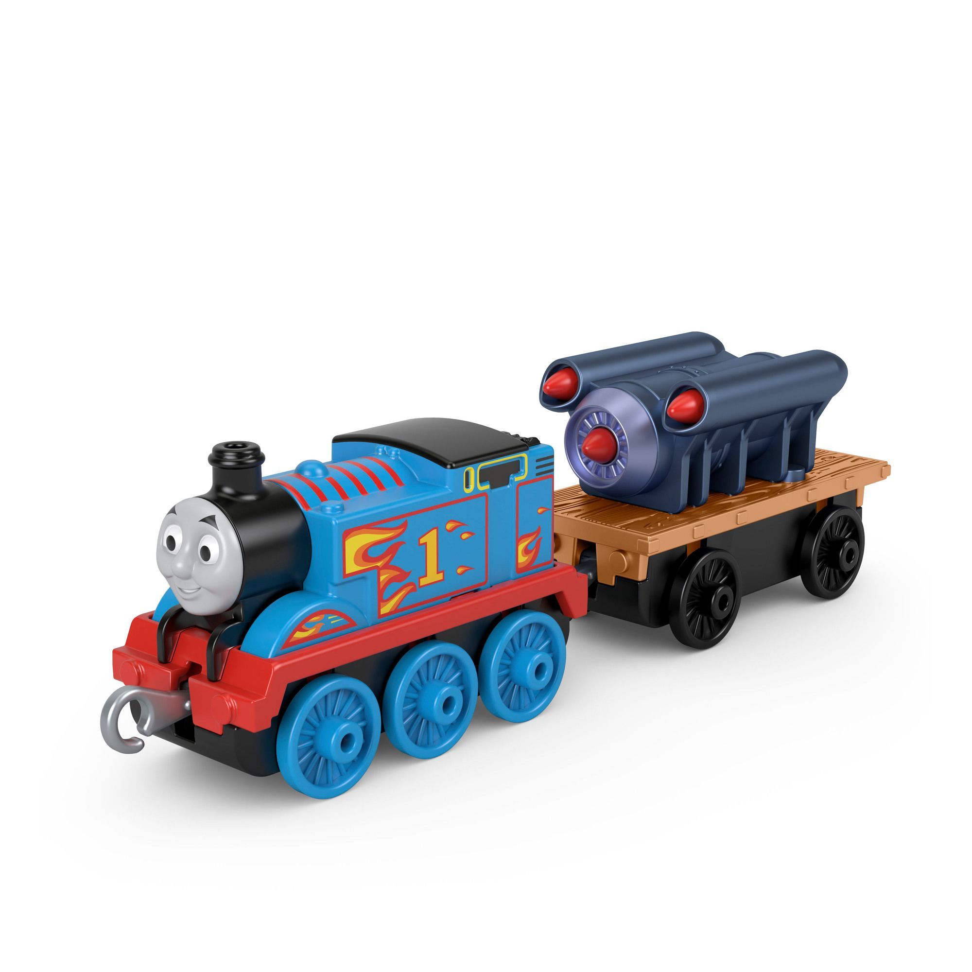 Tootally Thomas - Rail Rocket aka Super Hero James - Push Along