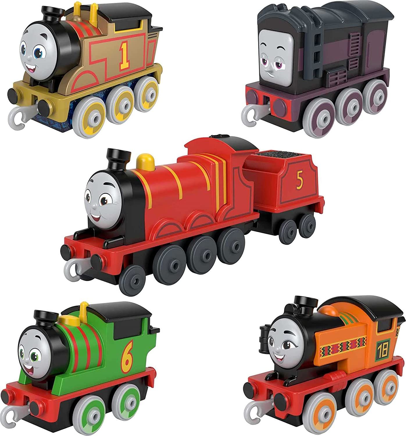 Tootally Thomas - 5 Pk including Golden Thomas - All Engines Go - Push ...