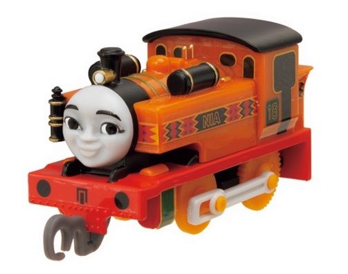 Tootally Thomas - Nia with front coupler - Push Along - Plarail Capsule