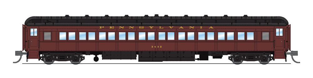 Tootally American Trains - PRR P70R Coach, w/ Ice AC, 1945-1948 ...