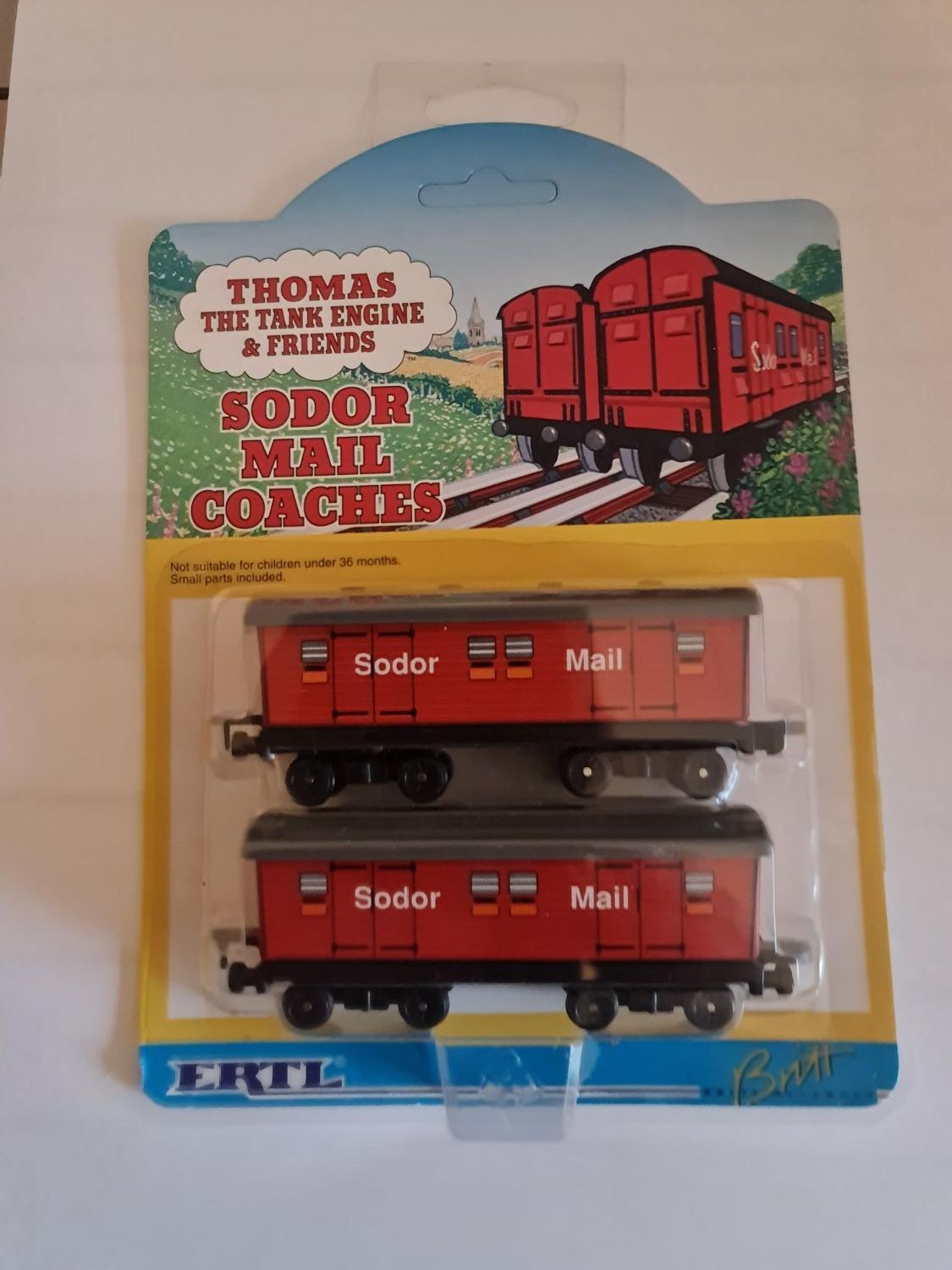 Tootally Thomas - Sodor Mail Coaches - Ertl 1995