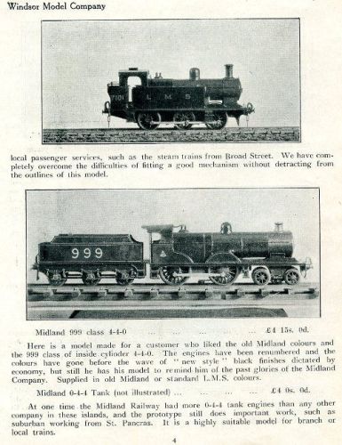 Windsor Models & Exley Locos