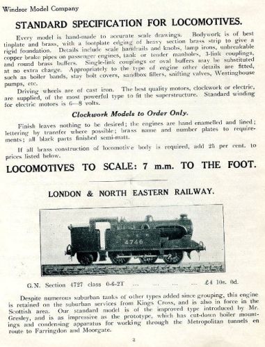 Windsor Models & Exley Locos