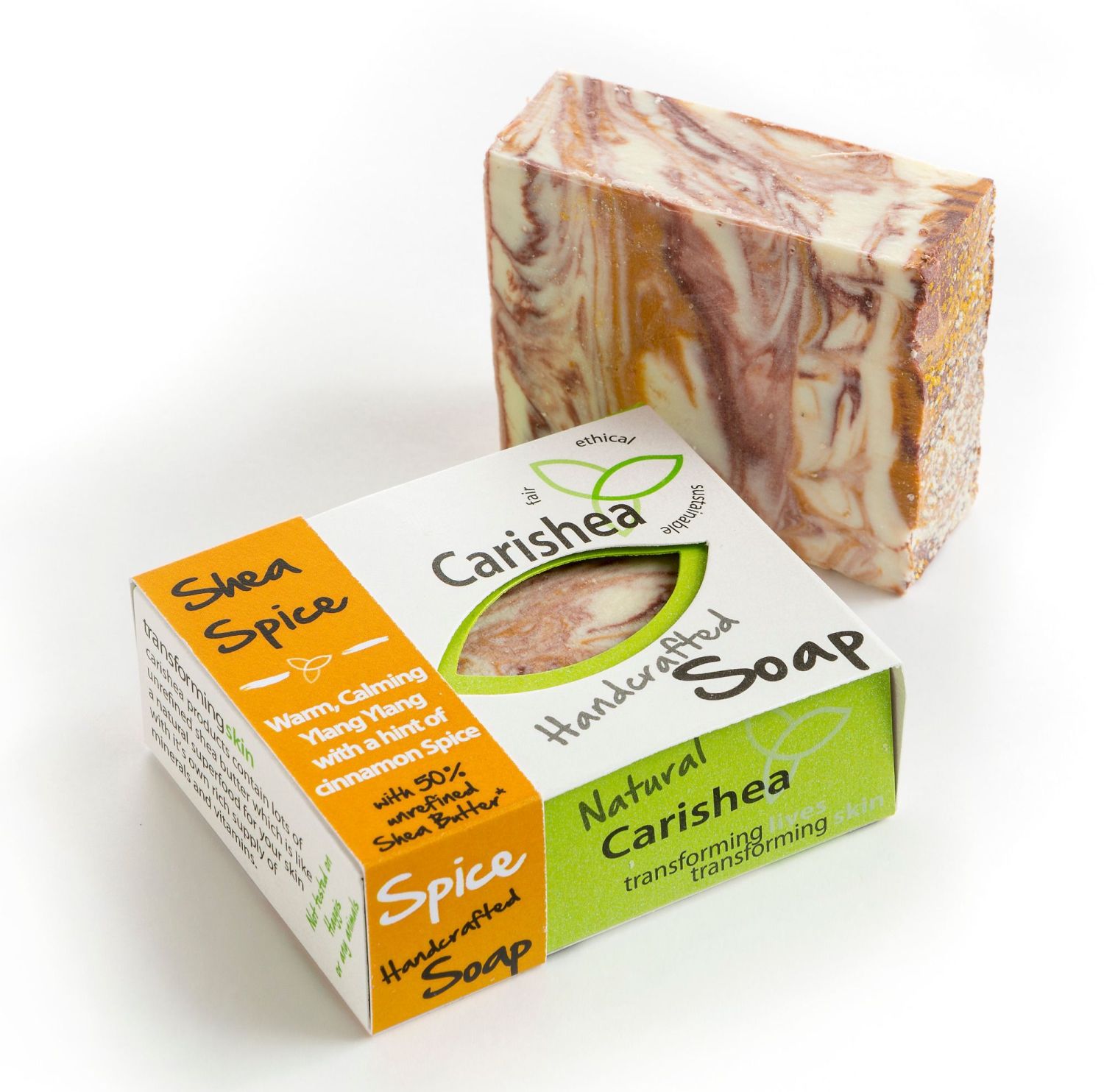 Carishea Shea Joy Lemongrass and Cardamom Shea Butter Soap