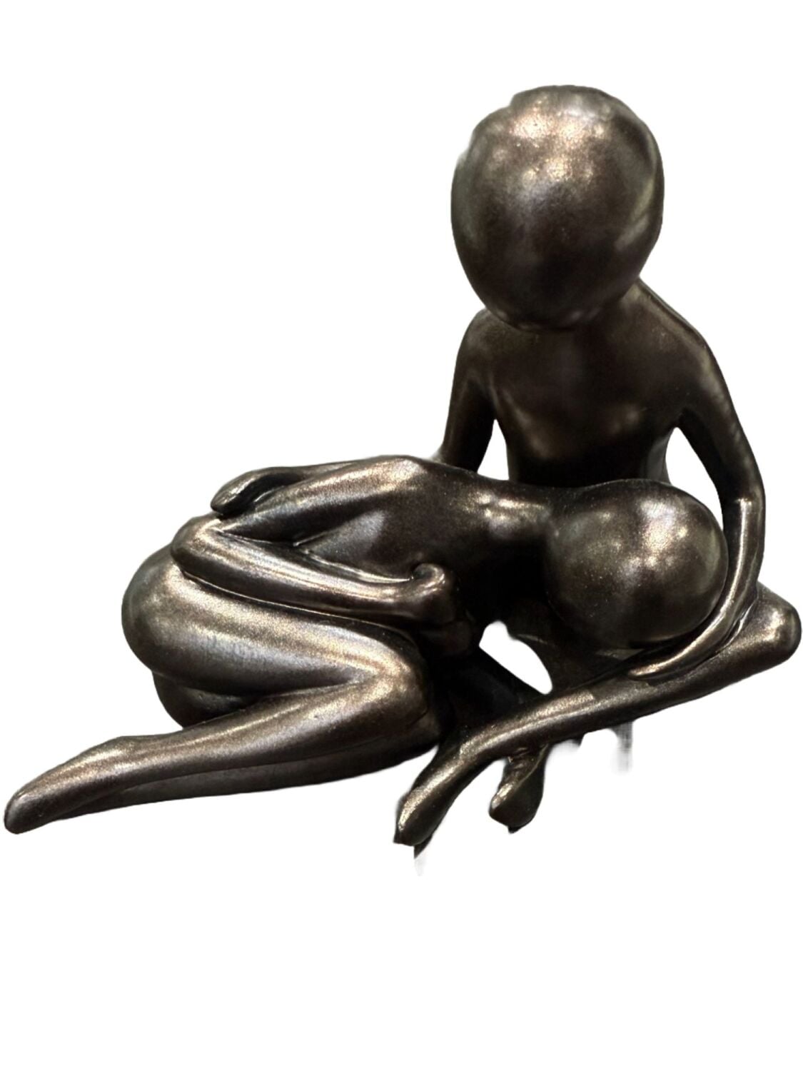 Modern Abstract - A Tender Embrace Sculpture depicting unconditional ...