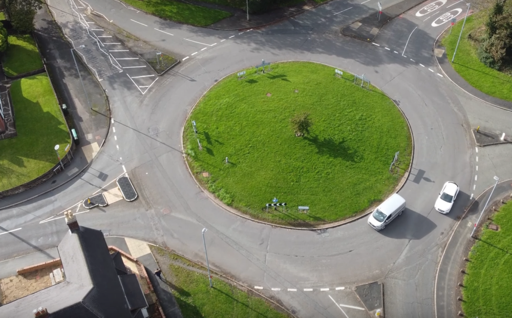 TELFORD DRIVING TEST ROUTES - Donnington Double Roundabout