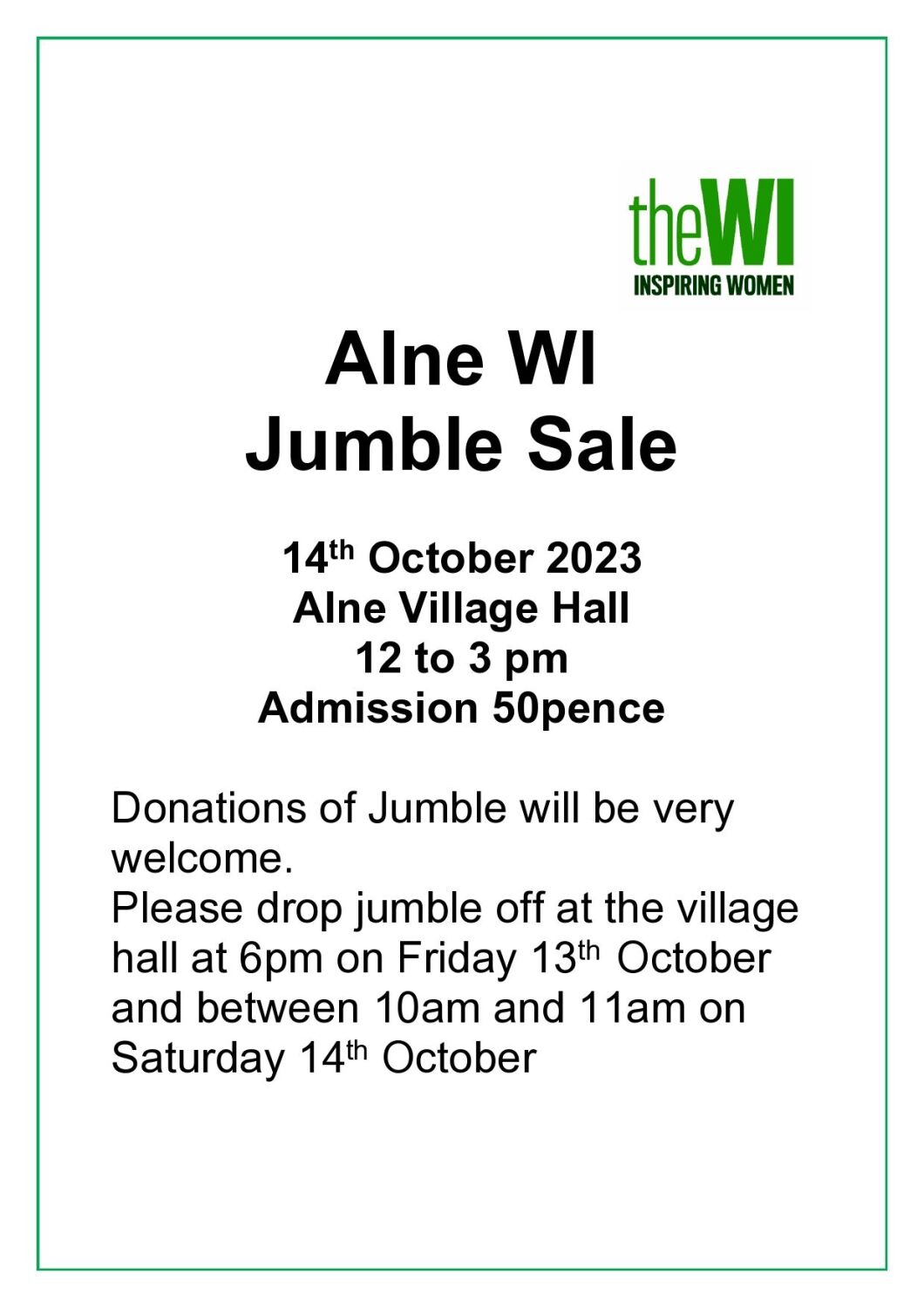 Welcome To Alne Village