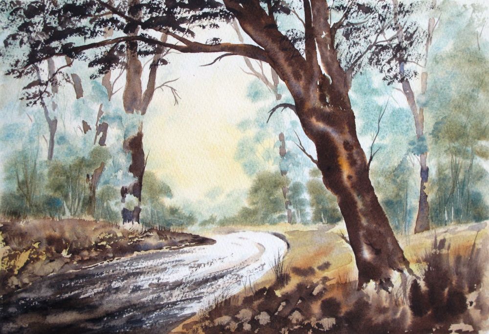 Contemporary paintings by international artist Anne Kerr, printed as ...