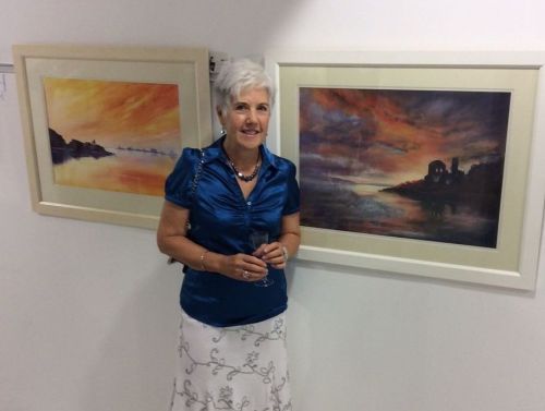 Contemporary paintings by international artist Anne Kerr, printed as ...