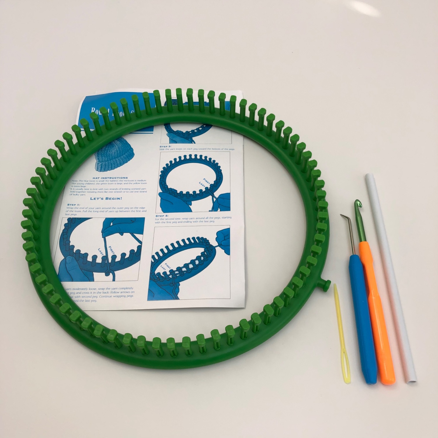 KnitUK Round Green Knitting Loom Medium gauge | KnitUK