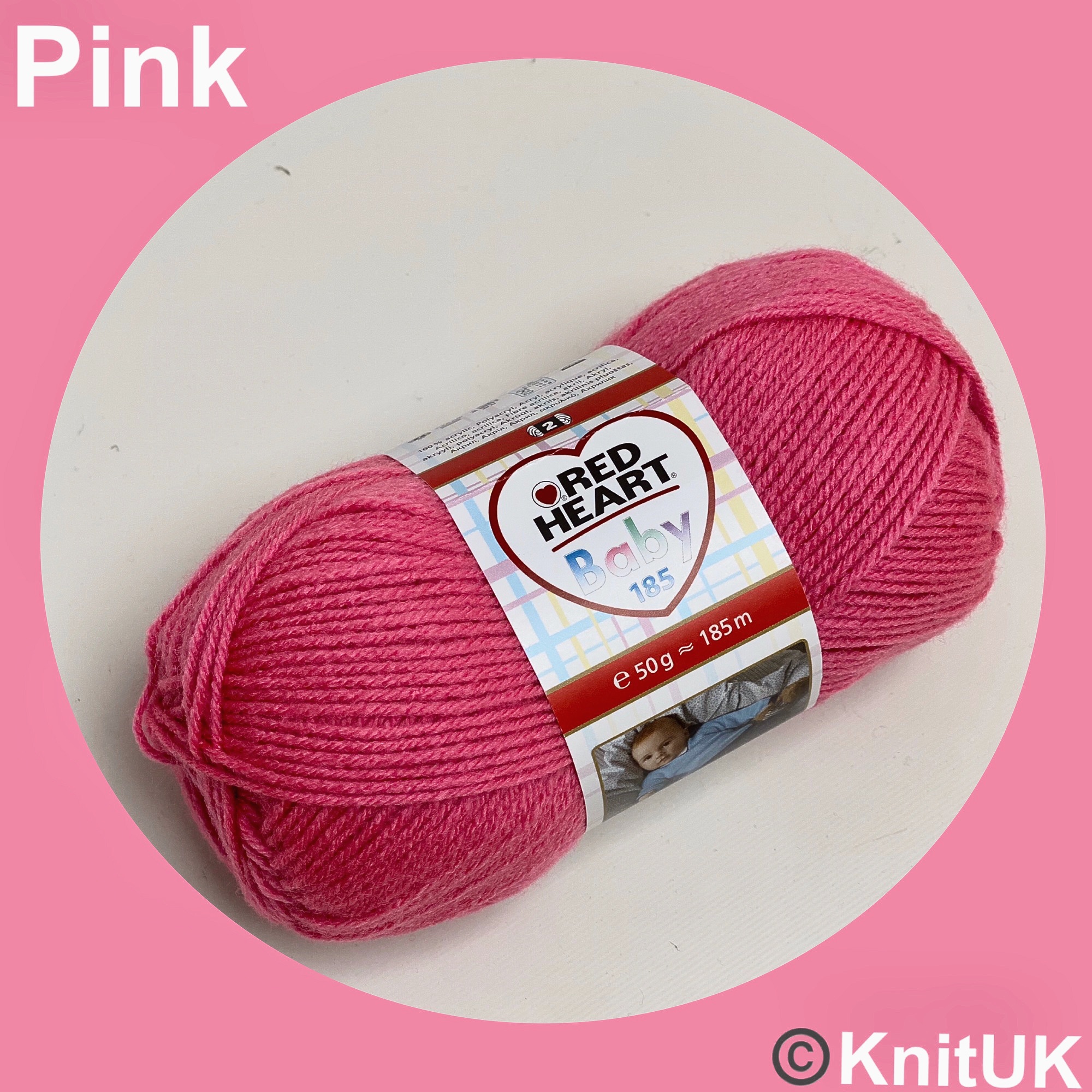 Red Heart Baby 185 Acrylic Yarn | KnitUK