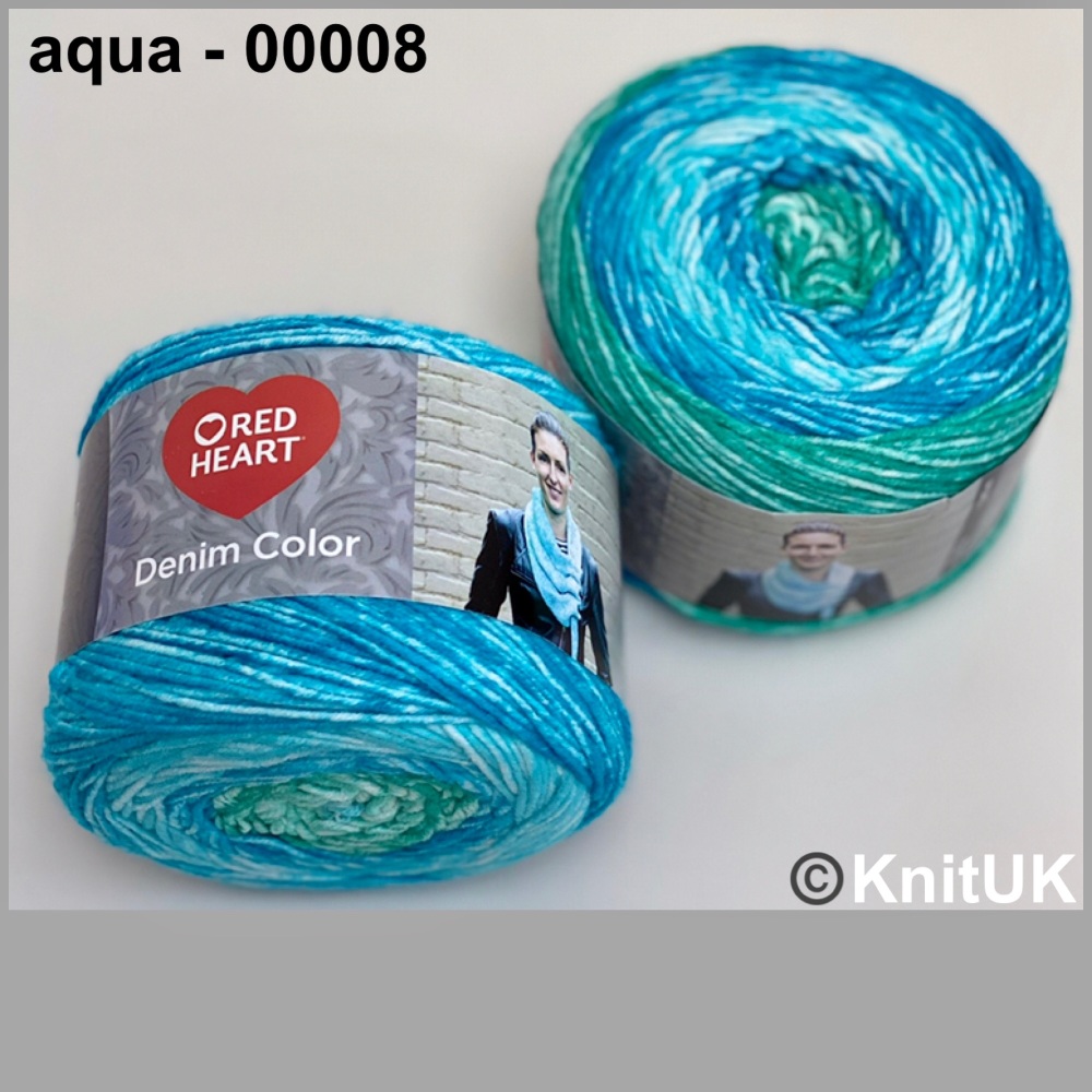 Red Heart Denim Color Yarn | Knitting & Crochet Wool & Yarn | KnitUK